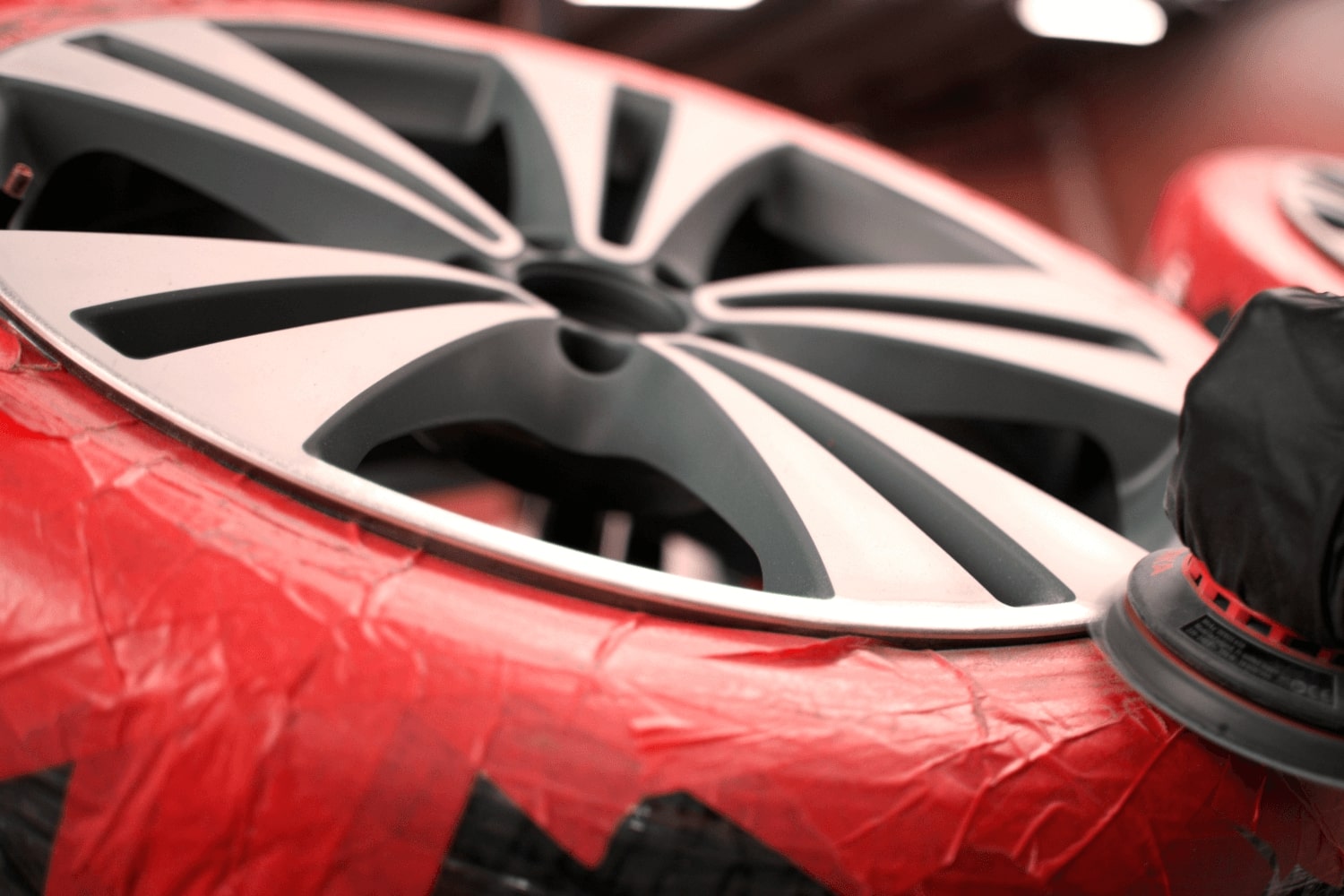 Wheel Repair Melbourne - Rim repairs in workshop of mobile